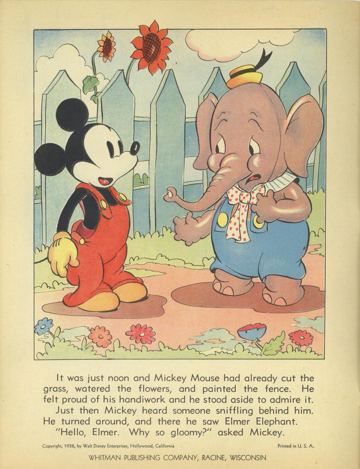 WALT DISNEY'S ELMER ELEPHANT (code number 948) by Disney, Walt: Fine ...