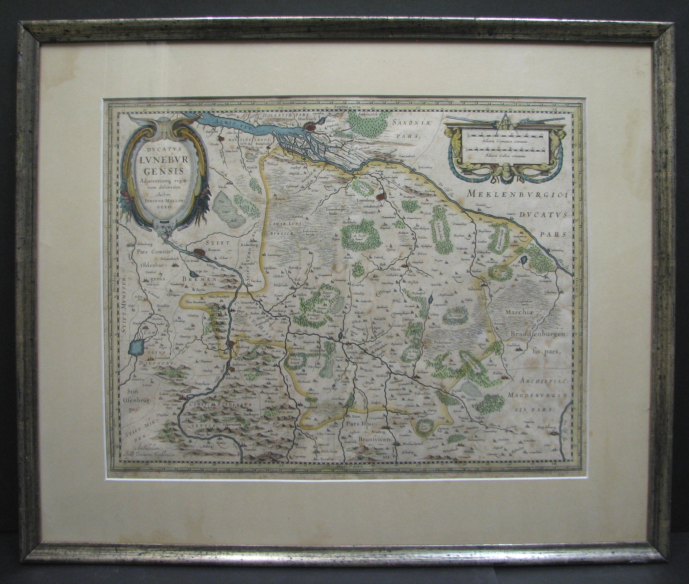Map of Luneburg par Melling, Johan, (German 17th-18th century): Carte ...
