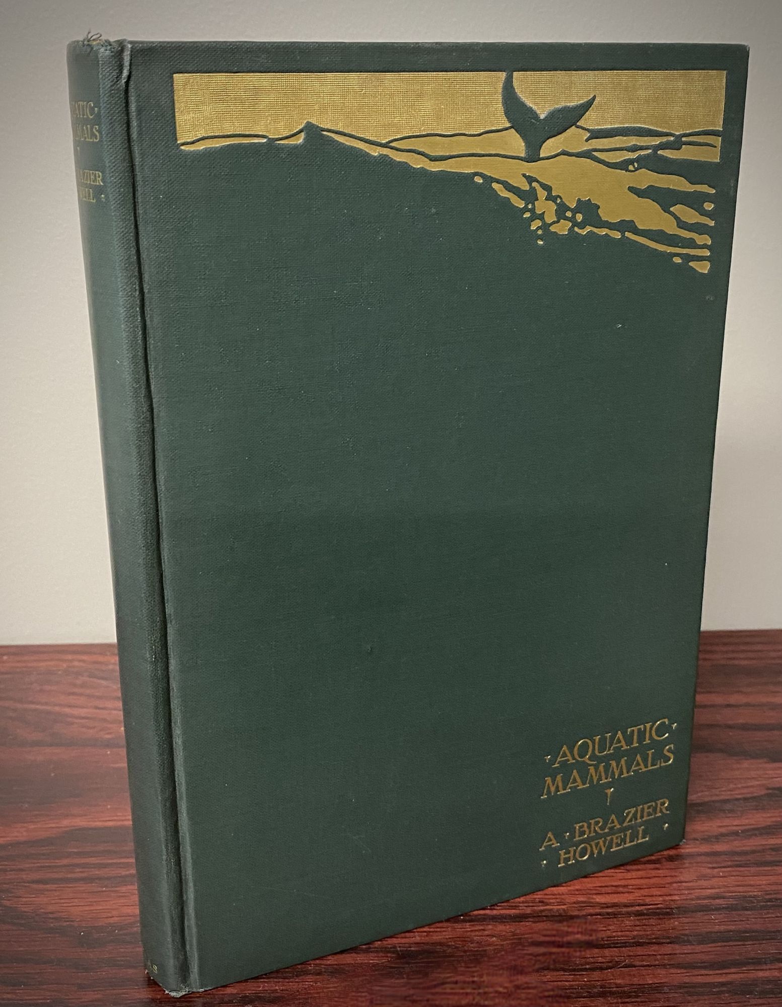 AQUATIC MAMMALS. Their adaptions to life in the water by Howell, A ...