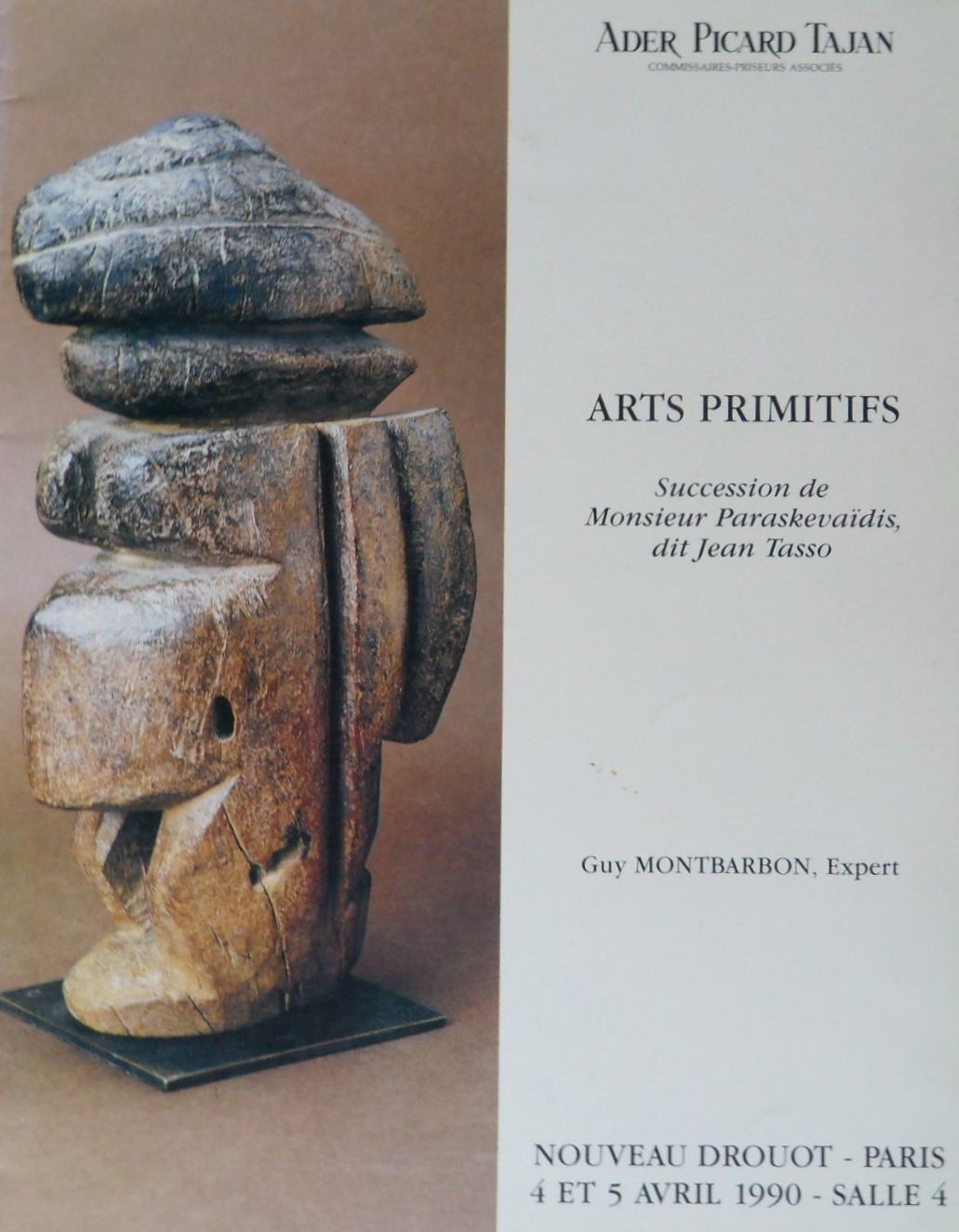 Arts Primitifs succession de Mr. Paraskevaïdis, dit Jean Tasso by Ader ...