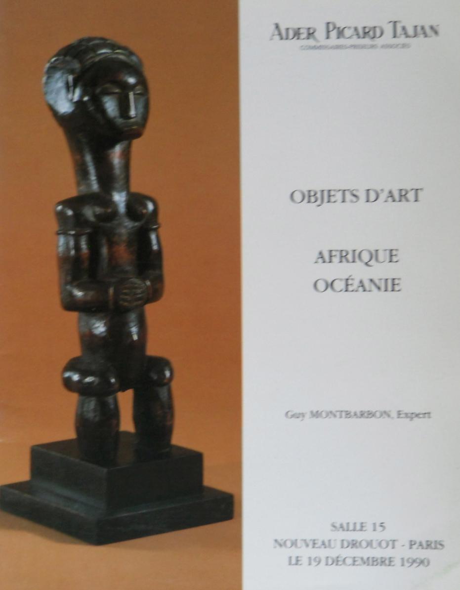 Objets d'Art: Afrique, Océanie by Ader Picard Tajan, commissaires ...