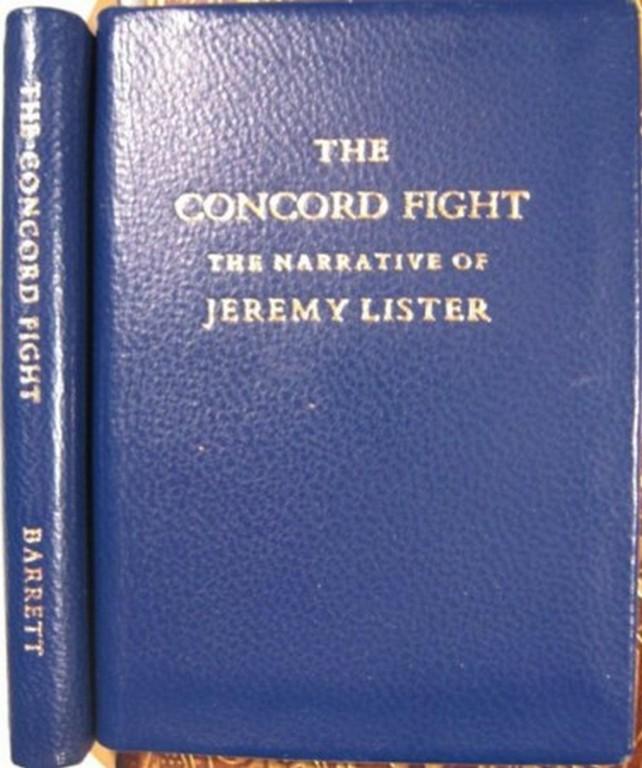 THE CONCORD FIGHT by Barrett, Amos and Lister Jeremy: Fine in cloth ...