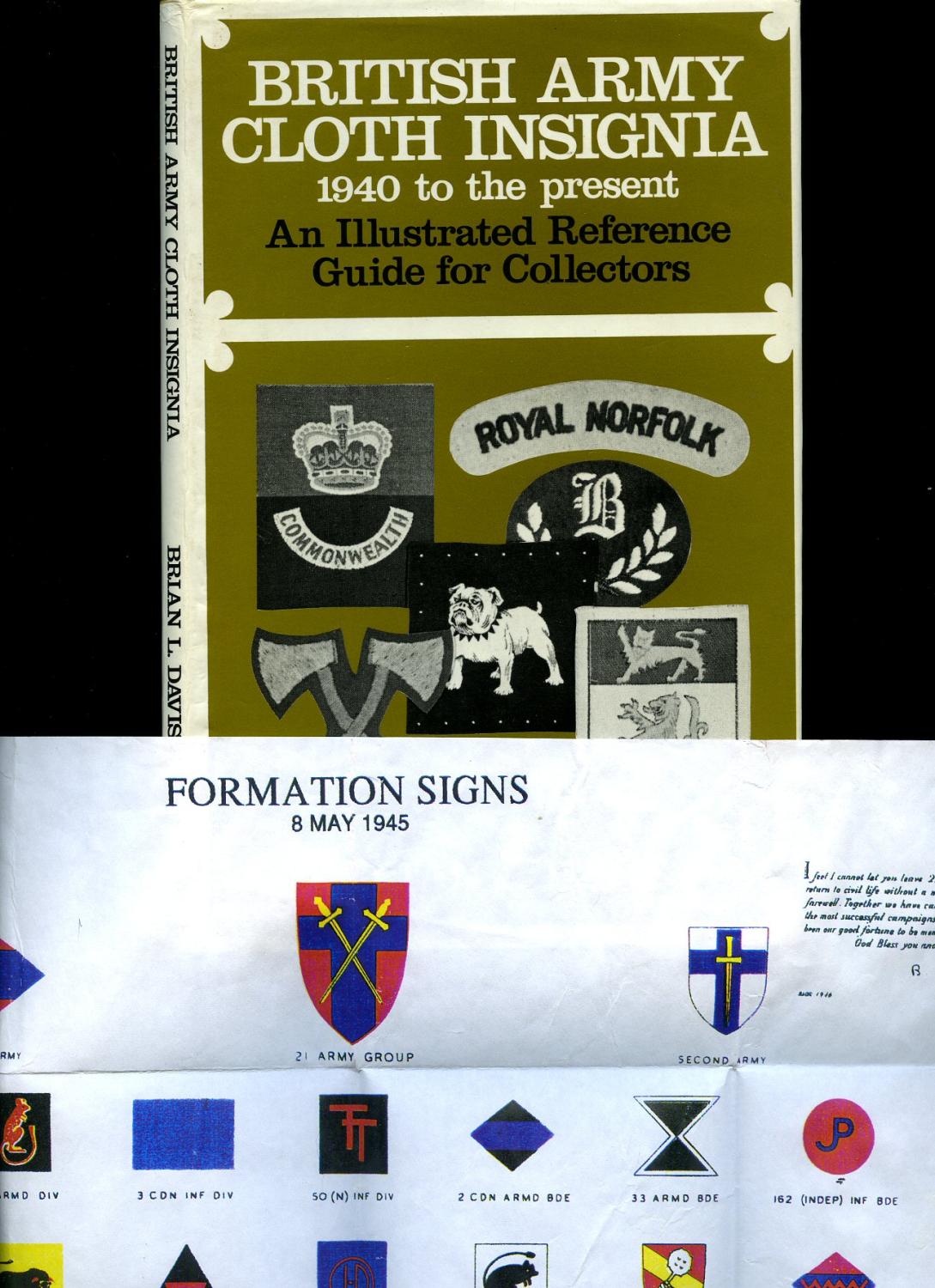 British Army Cloth Insignia 1940 to the Present + Large Colour Sheet by ...