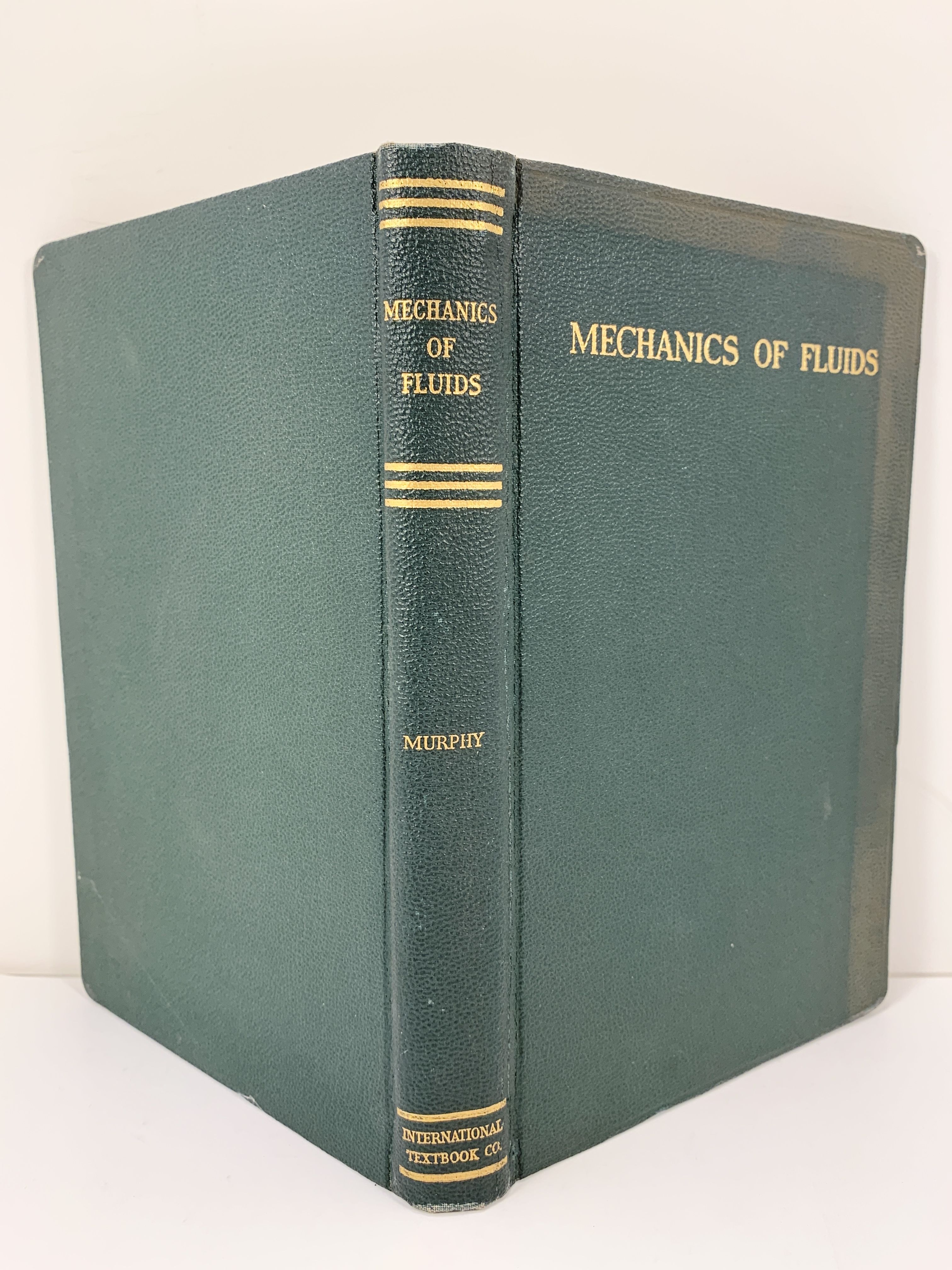 Mechanics of Fluids by Murphy, Glenn: Very good Hardcover (1942) First ...