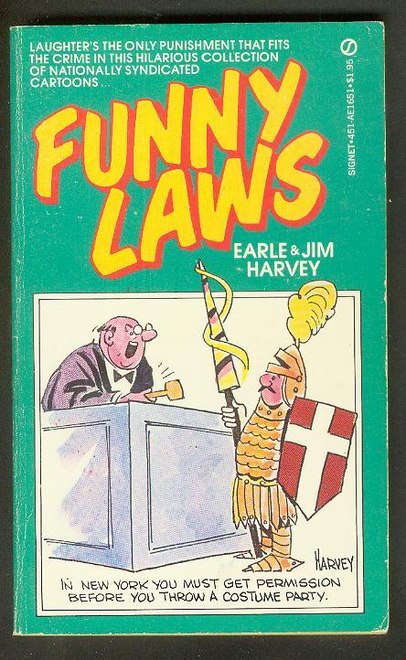 FUNNY LAWS. [Nationally Syndicated Newspaper Comic Strip CARTOONS] by ...