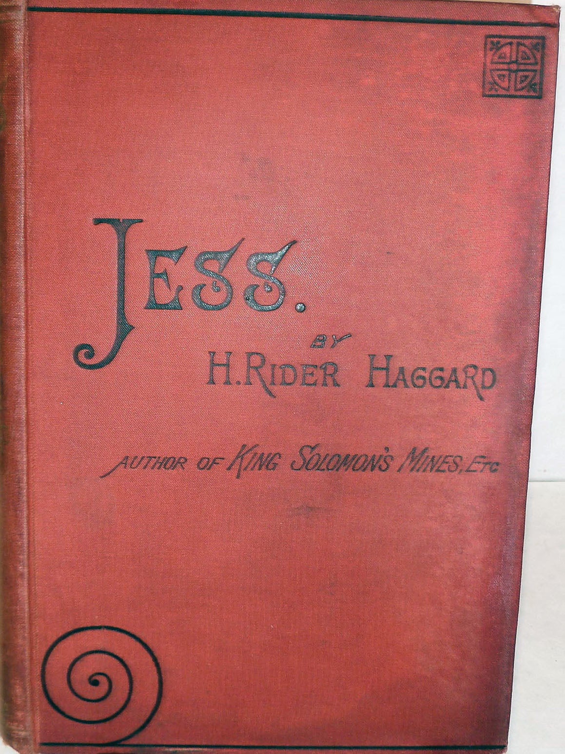 Jess by Haggard, H. Rider: Hardcover (1887) First edition. | Royoung ...