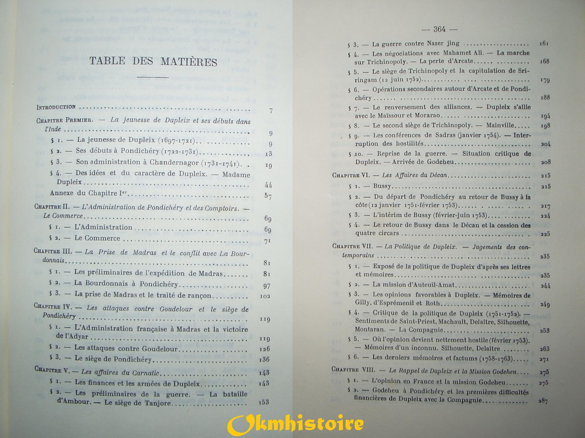 Dupleix . Sa Vie et Son Oeuvre by Martineau ( Alfred ): Très bon ...
