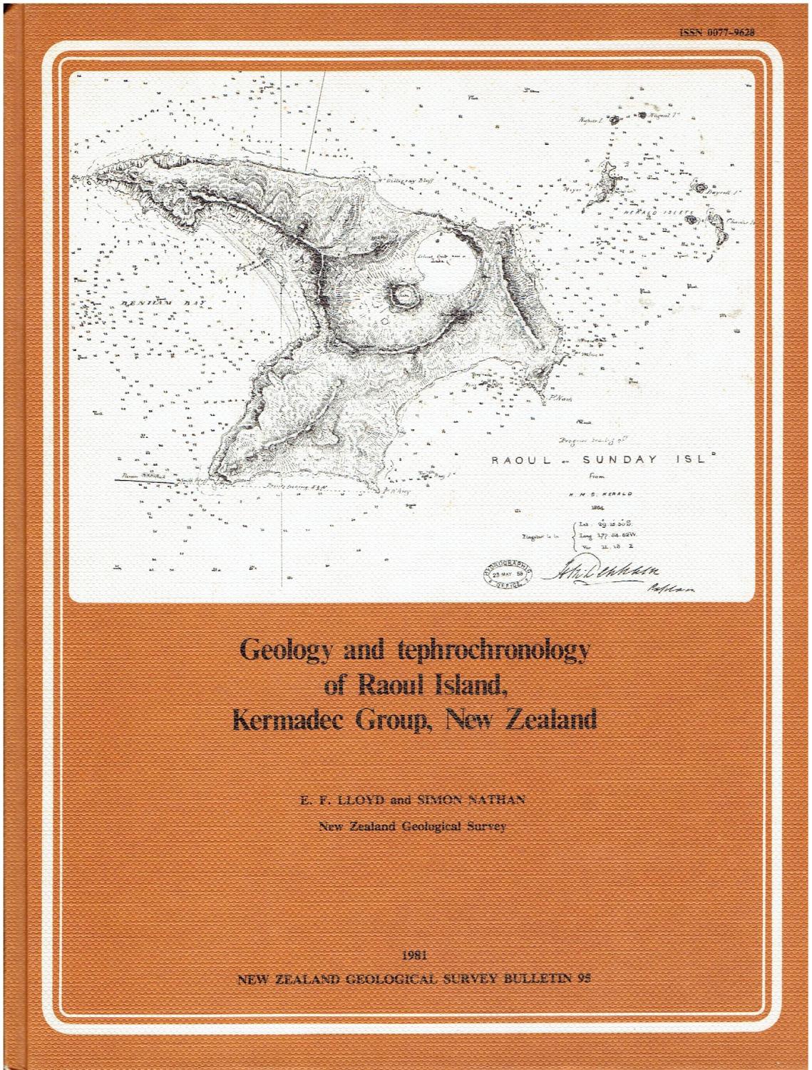Geology and Tephrochronology of Raoul Island, Kermadec Group, New ...