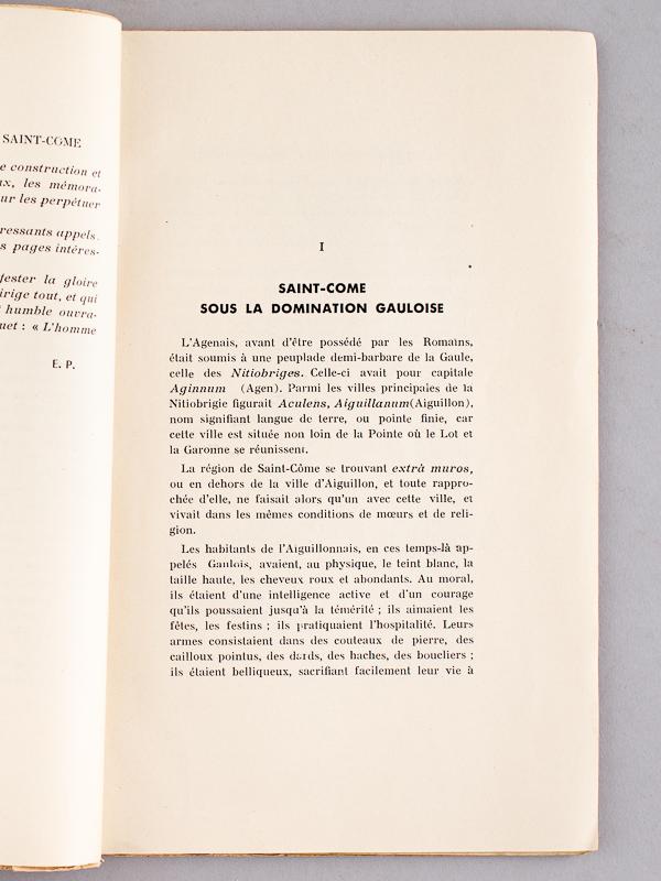 Histoire Religieuse de la Paroisse de Saint-Come. by E. P.: souple ... Histoire Religieuse de la Paroisse de Saint-Come. by E. P.: souple ...