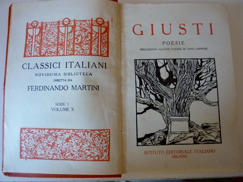 "Collana I Classici Italiani Novissima Biblioteca diretta da FERNANDO ...