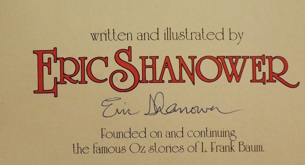 THE FORGOTTEN FOREST OF OZ von SHANOWER, Eric: (1990) Signed by Author ...