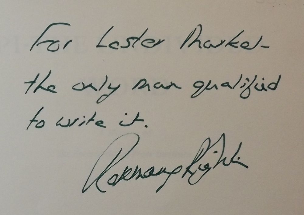 IPI: THE UNDIVIDED WORLD by RIGHTER, Rosemary: (1976) Signed by Author ...