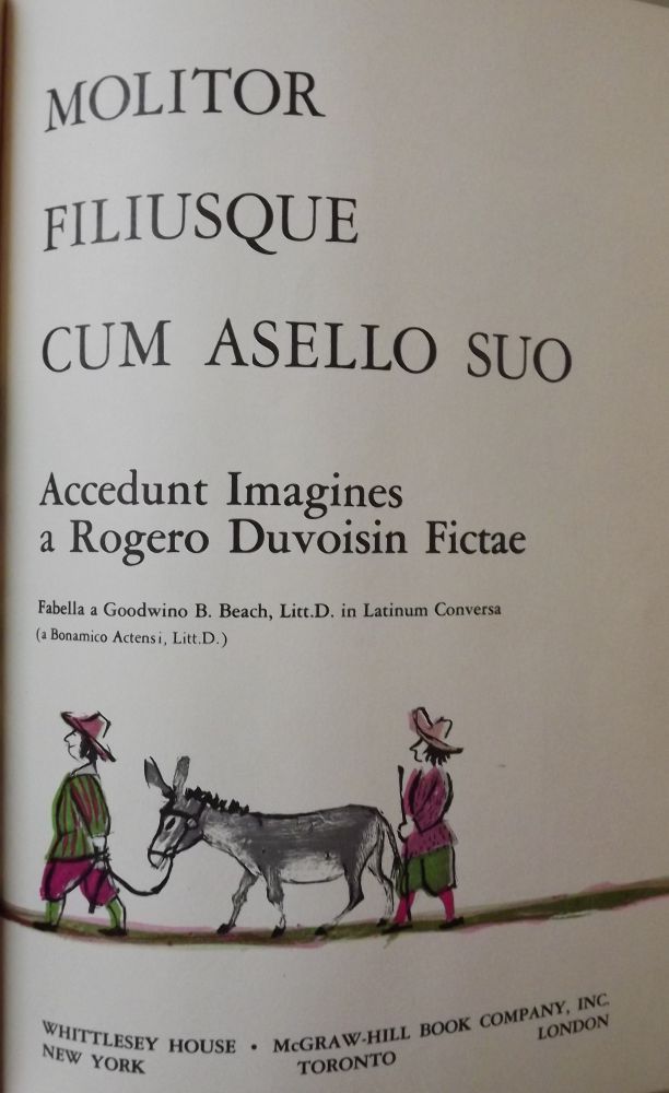 THE MILLER, HIS SON, AND THEIR DONKEY by DUVOISIN, Roger: (1962 ...