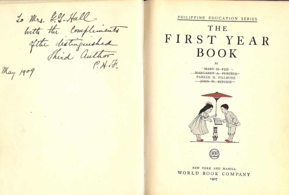 THE FIRST YEAR BOOK by FILLMORE, Parker H.: (1907) Signed by Author(s ...