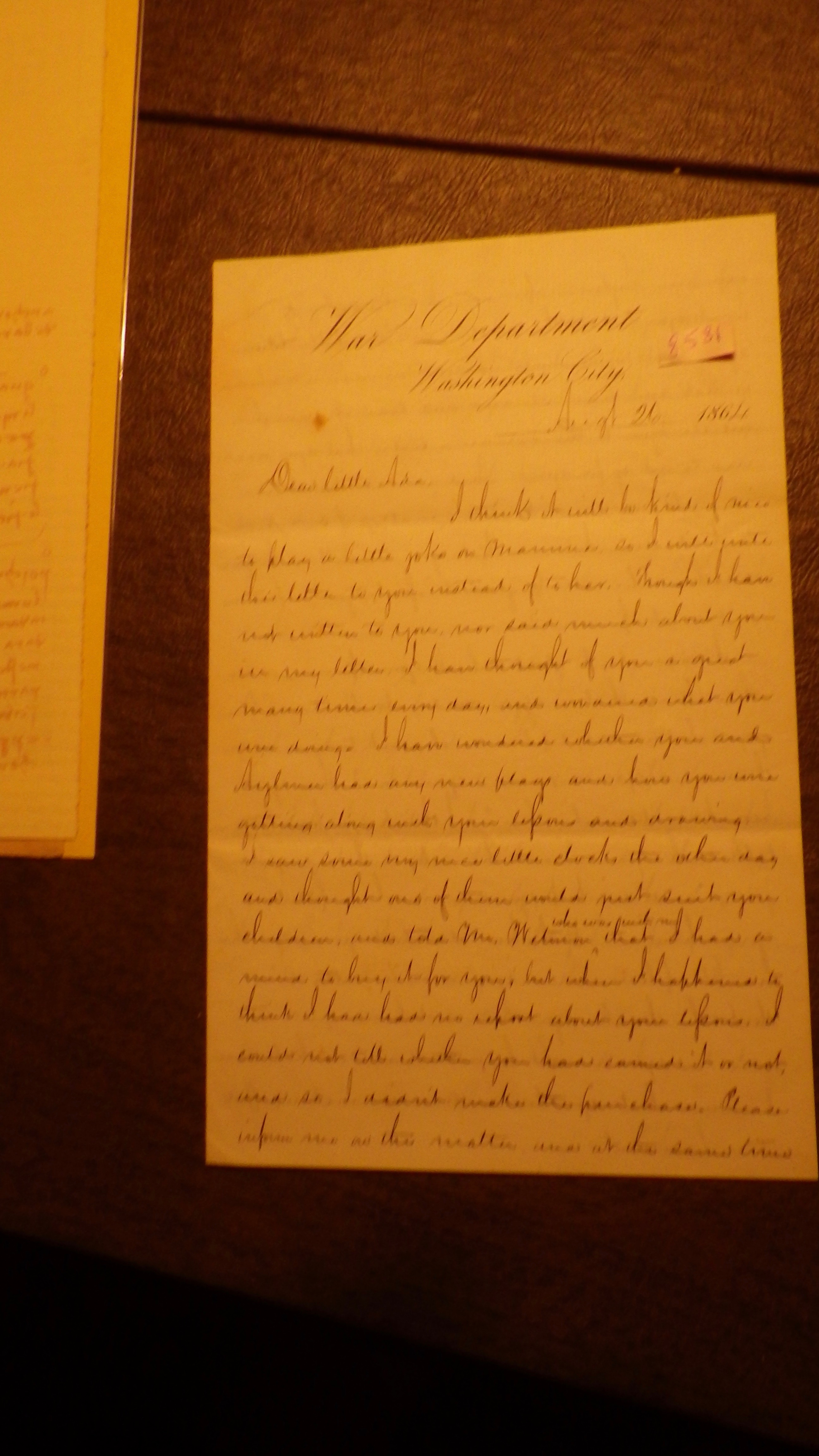 Original Vintage Handwritten Civil War 3 page Letter Dated August 26 ...