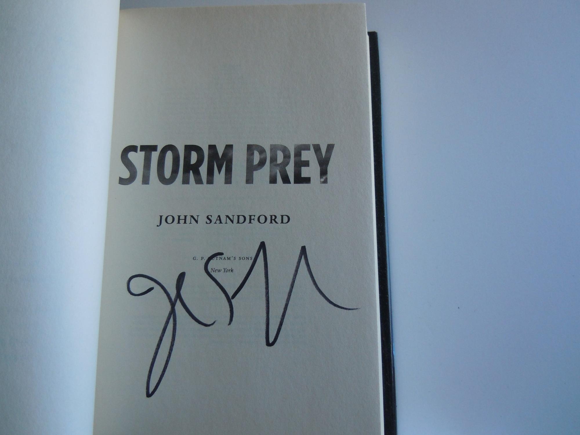 Storm Prey by Sandford, John: Near Fine Hardcover (2010) 1st Edition ...