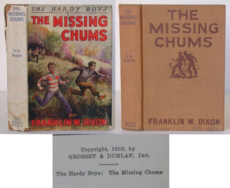 The Hardy Boys: The Missing Chums by Dixon, Franklin W.: Very Good ...
