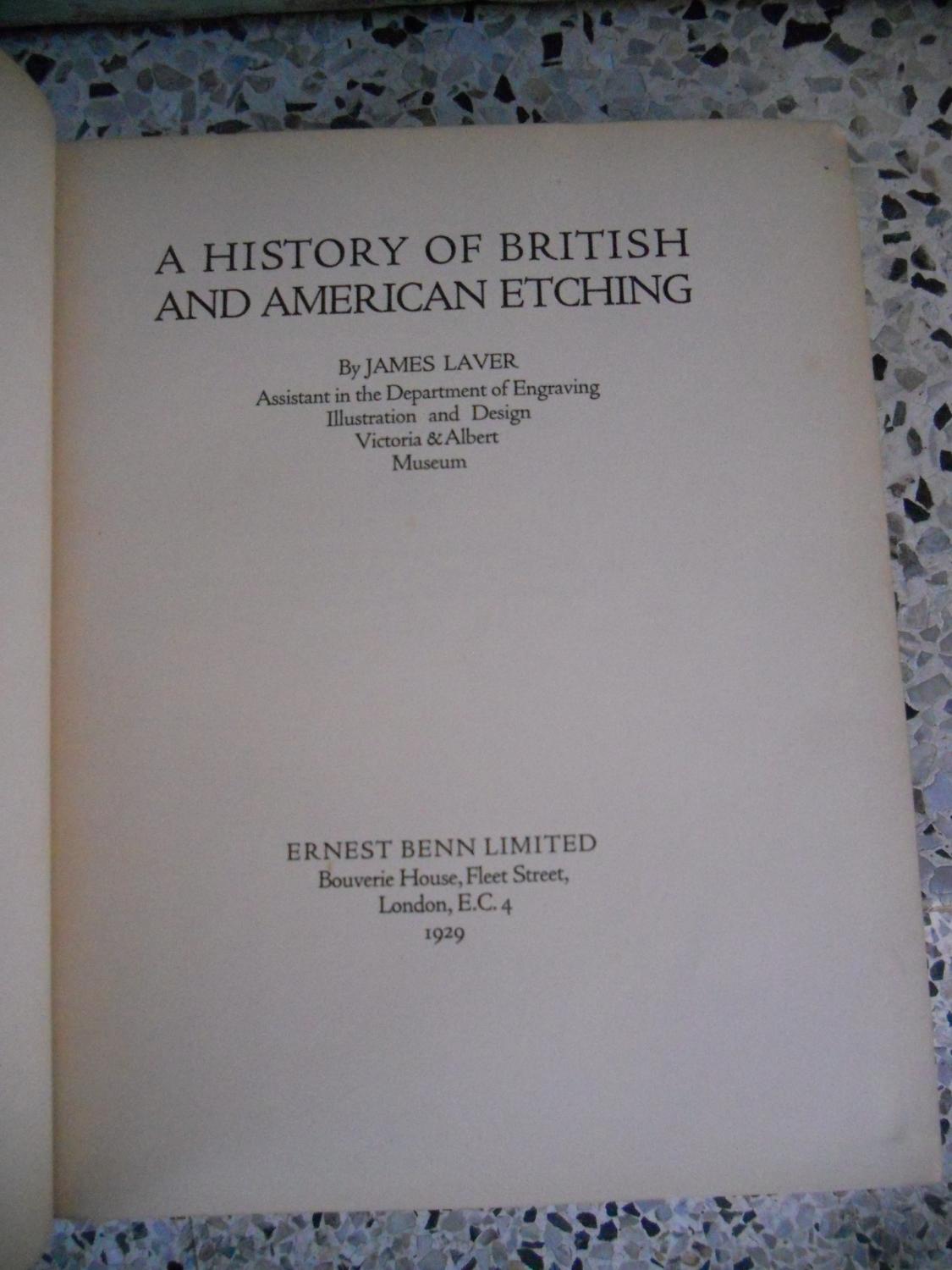 A history of british & american etching by James Laver | Frederic Delbos