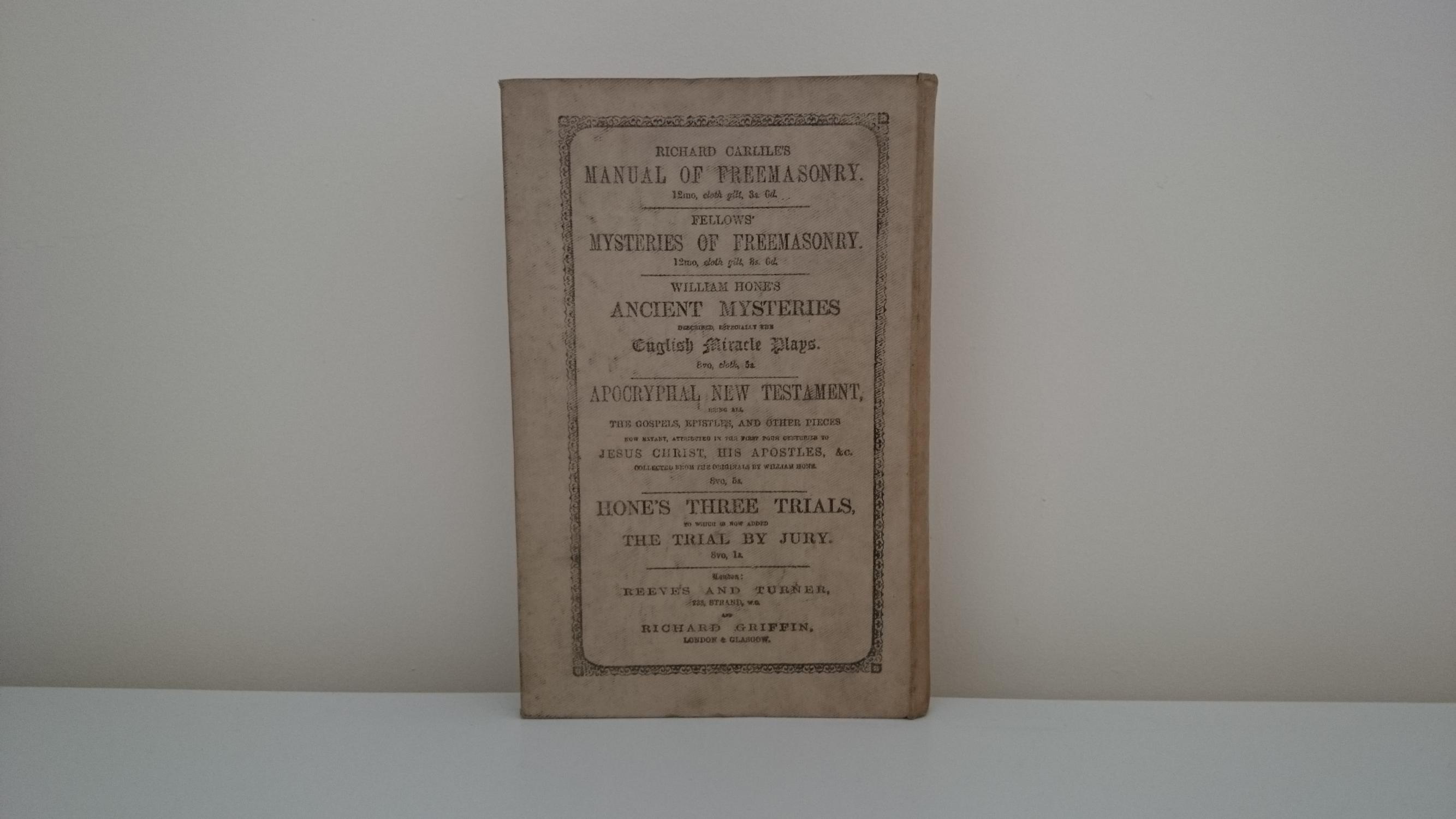 Ancient Mysteries Described especially the English Miracle Plays by ...