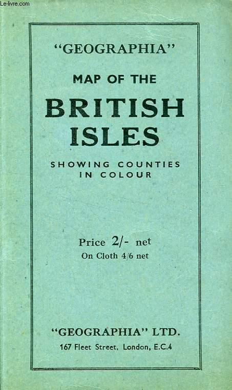 'GEOGRAPHIA', MAP OF THE BRITISH ISLES by COLLECTIF: Map | Le-Livre