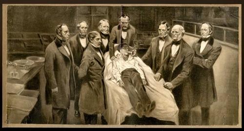 The First Public Demonstration of Surgical Anaesthesia, Oct. 16. 1846 ...