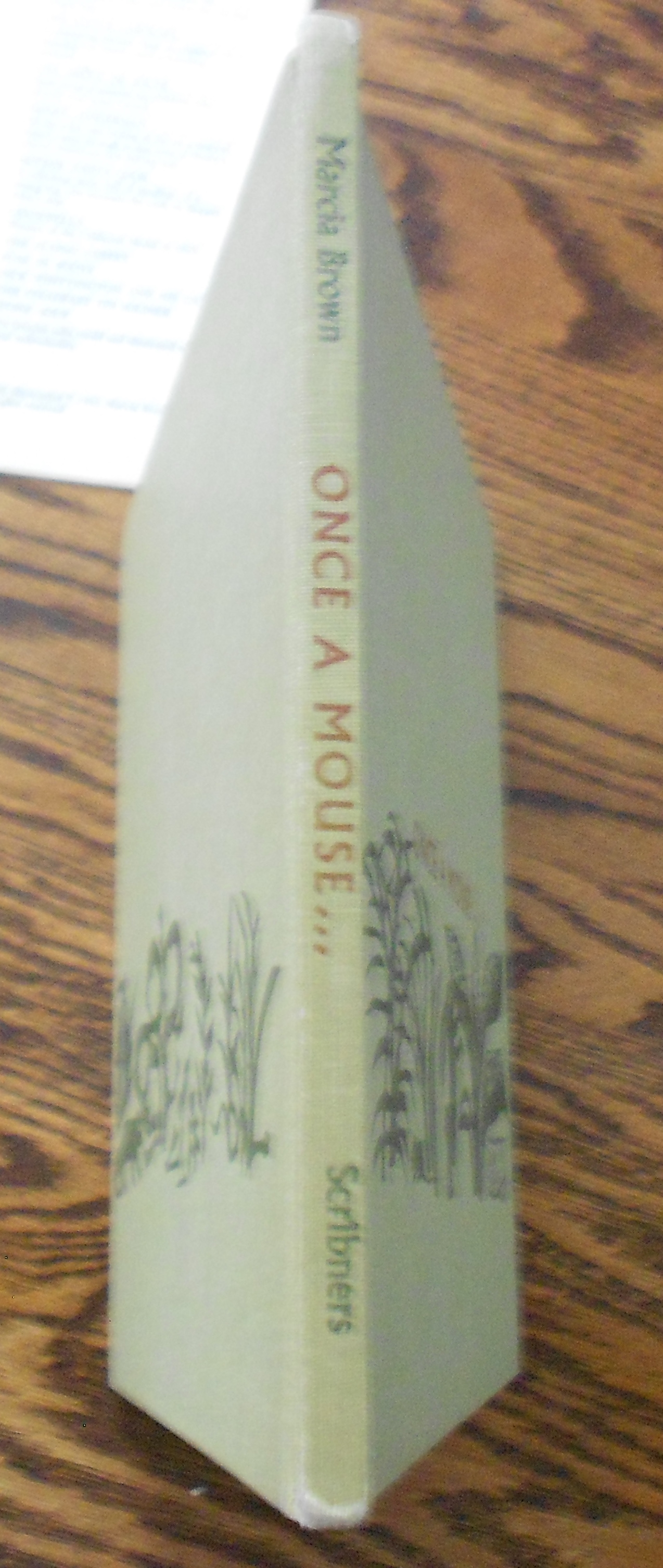 Once a Mouse . . . by Brown, Marcia: Very Good Hardcover (1961) First ...