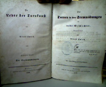 Das Turnen in den Stemmübungen für beide Geschlechter, dargestellt von ...