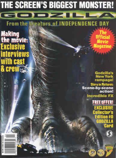 Godzilla, The Official Movie Magazine: (1998) First Edition Magazine ...