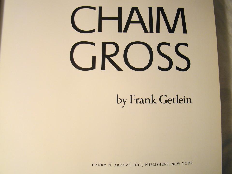 Chaim Gross. Presentation copy signed by Gross with original drawing ...