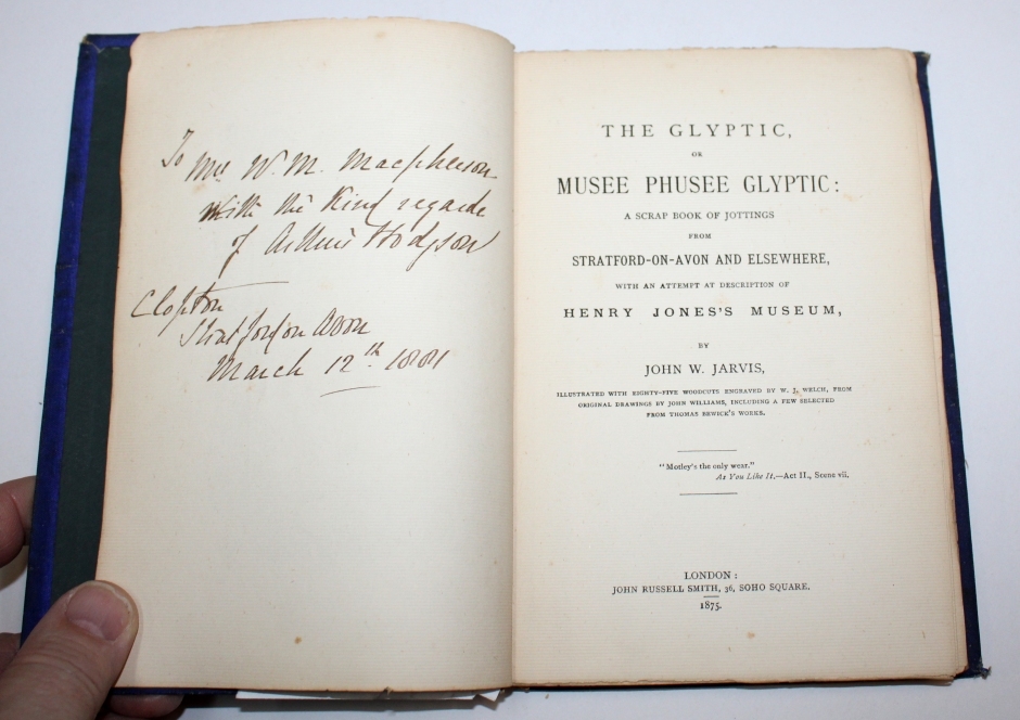 The Glyptic Or Musee Phusee Glyptic: A Scrap Book of Jotting From ...