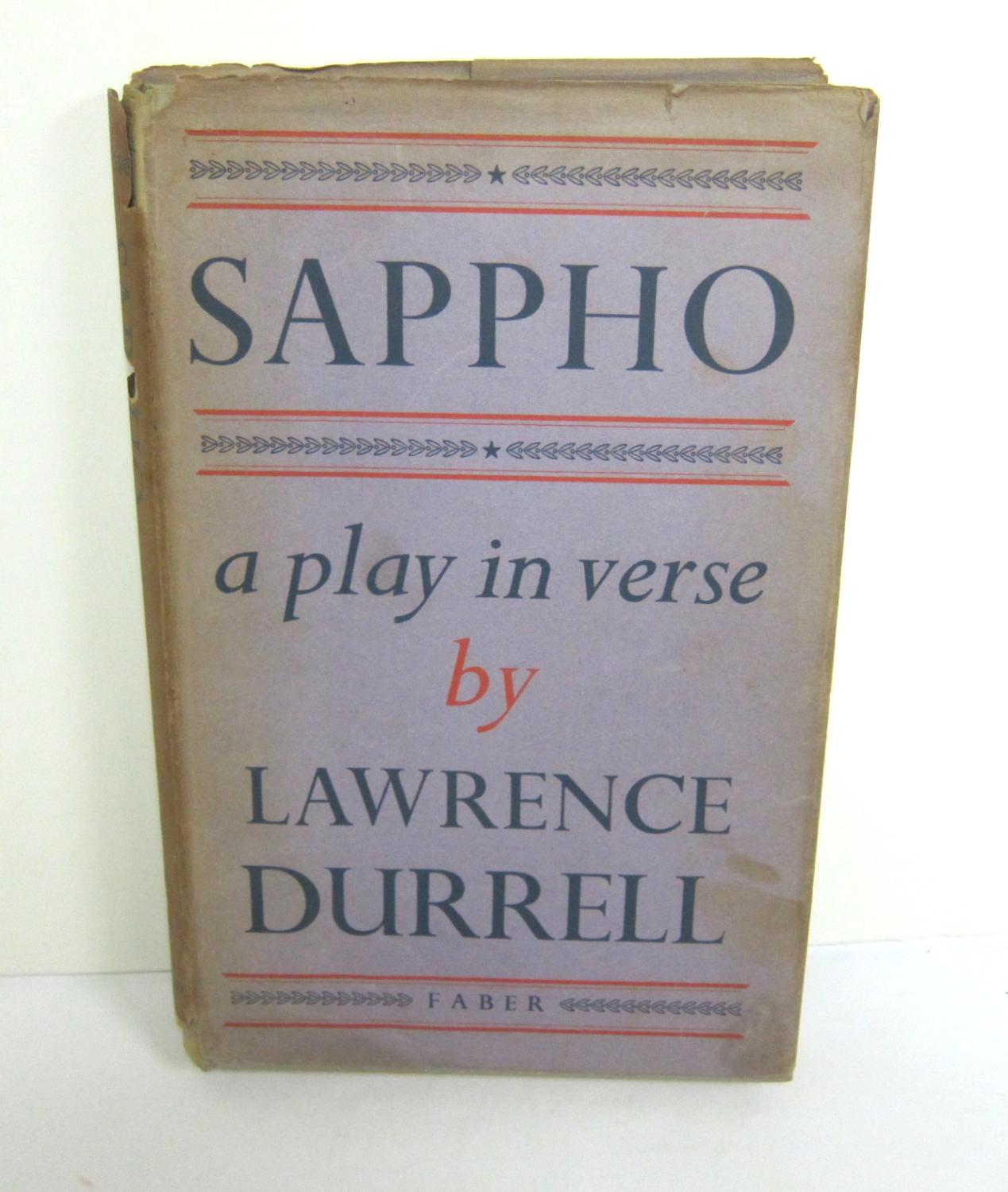 Sappho: A Play in Verse by DURRELL, LAWRENCE.: (1960) Signed by Author ...
