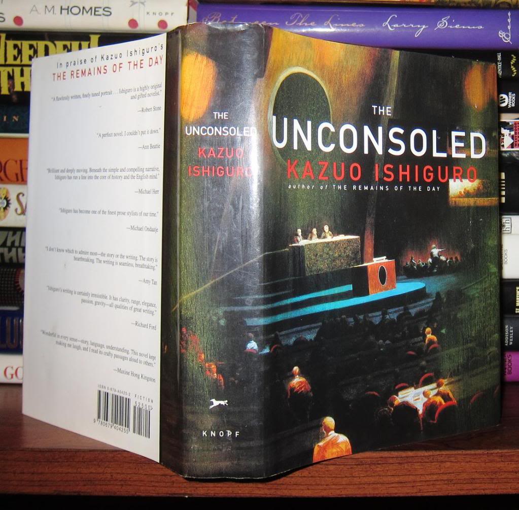 THE UNCONSOLED by Ishiguro, Kazuo: Hardcover (1995) First Edition ...