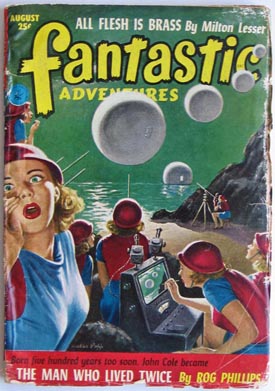 Fantastic Adventures August 1952 von Browne, Howard, ed: Good+ Printed ...
