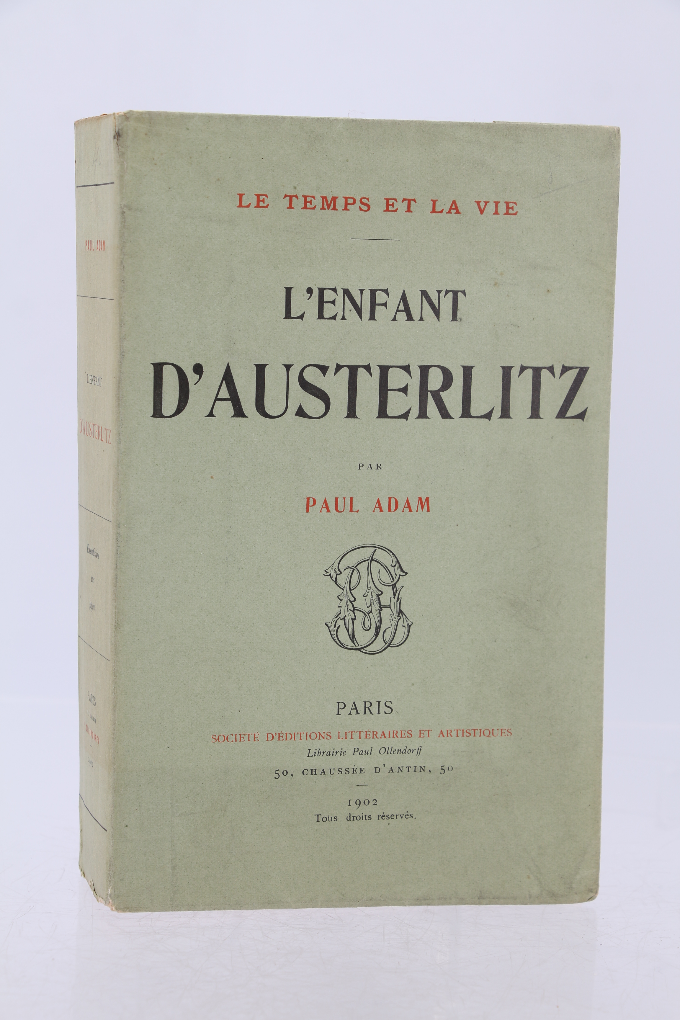 L'enfant d'Austerlitz von Paul ADAM: (1902) Signatur des Verfassers ...