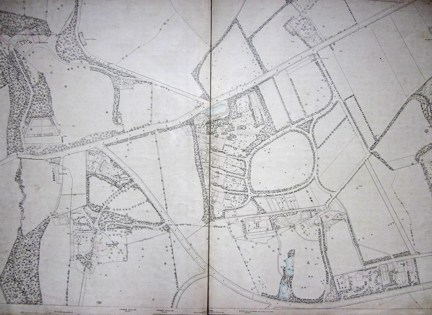 SHEFFIELD 1849 Ordnance Survey Map 5 feet to the mile. SHEET 28 ...
