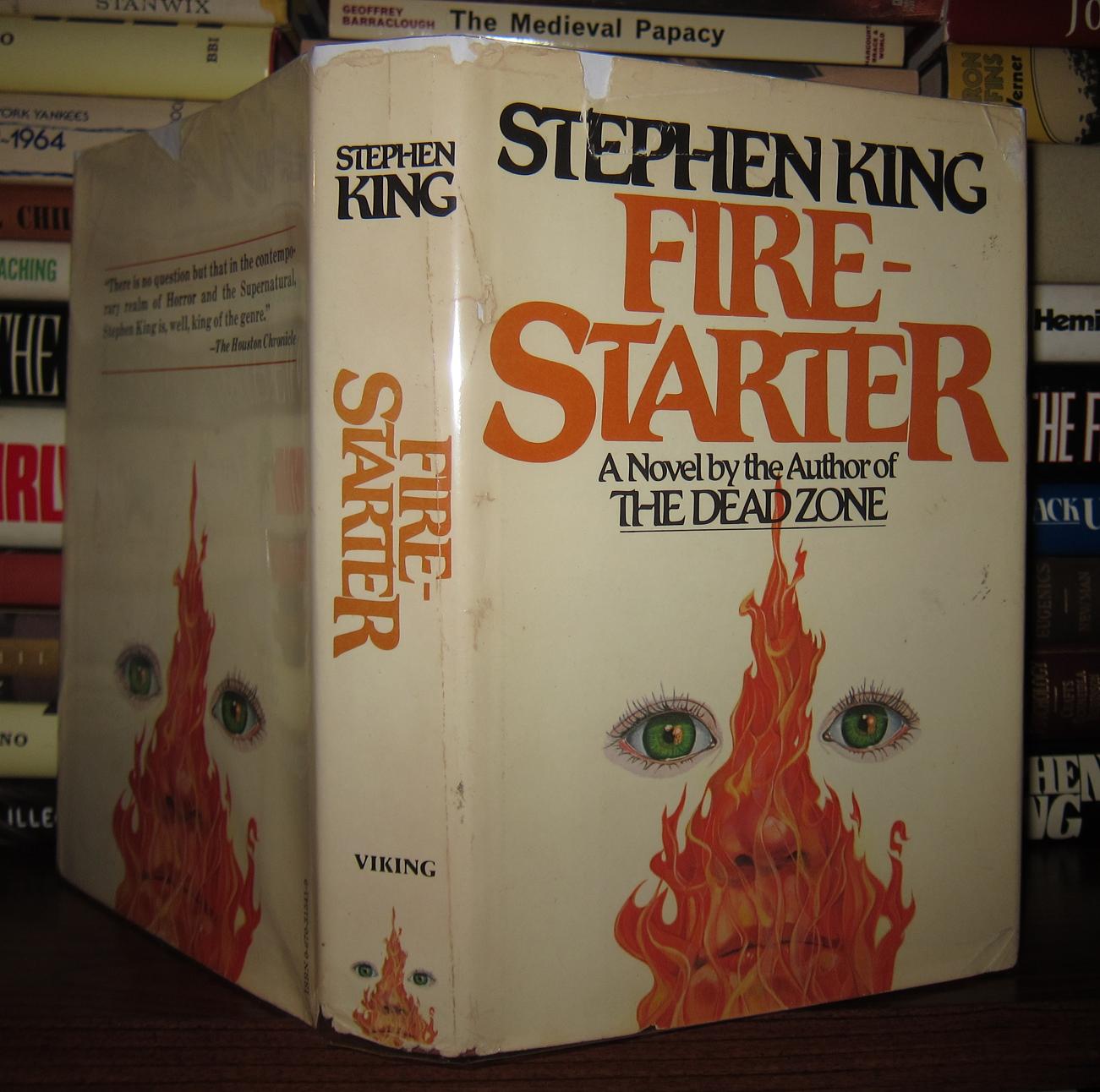 FIRE-STARTER by Stephen King: Hardcover (1980) First Edition; Fourth ...