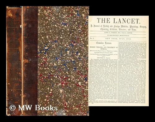The Lancet. A journal of British and foreign medicine, physiology ...