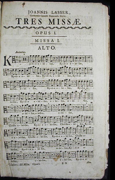Tres Missae; Opus 1 // Cantate Domino Canticum Novum // XII Ariae, seu ...