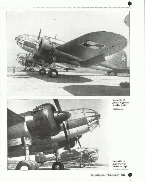 SAMOLOT BOMBOWY PZL 37 "LOS" (PZL.37 "LOS" POLISH MEDIUM BOMBER ...