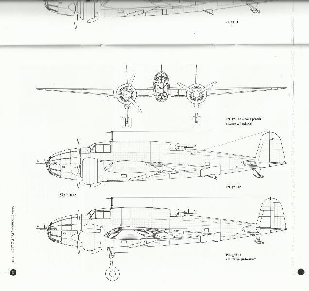 SAMOLOT BOMBOWY PZL 37 "LOS" (PZL.37 "LOS" POLISH MEDIUM BOMBER ...