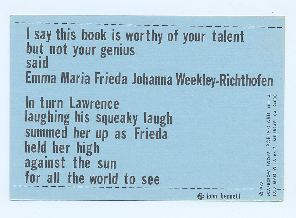 I say this book is worthy of your talent. by BENNETT, John: Fine ...