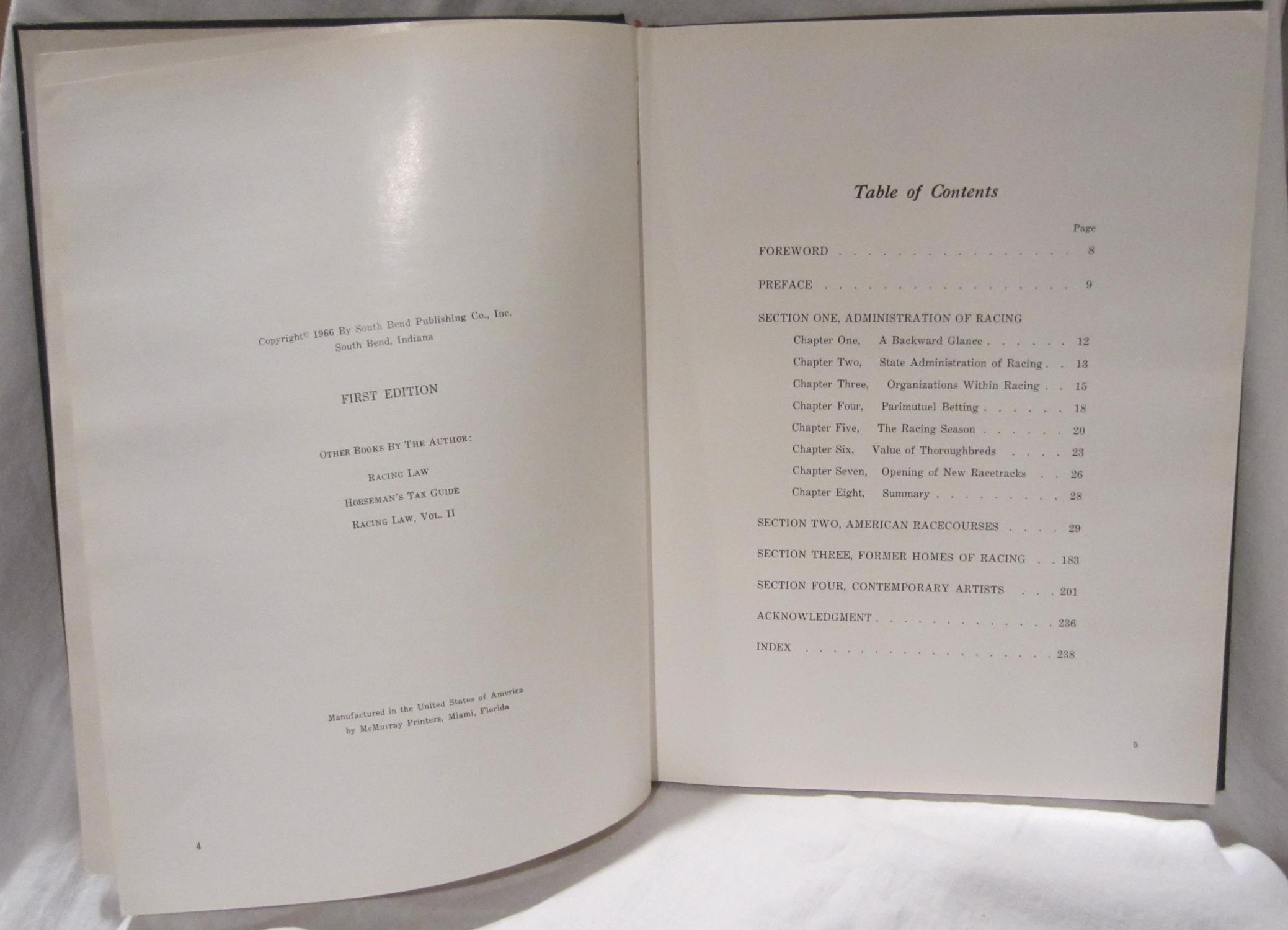 AMERICAN RACETRACKS and Contemporary Racing Art by Humphreys, John O ...