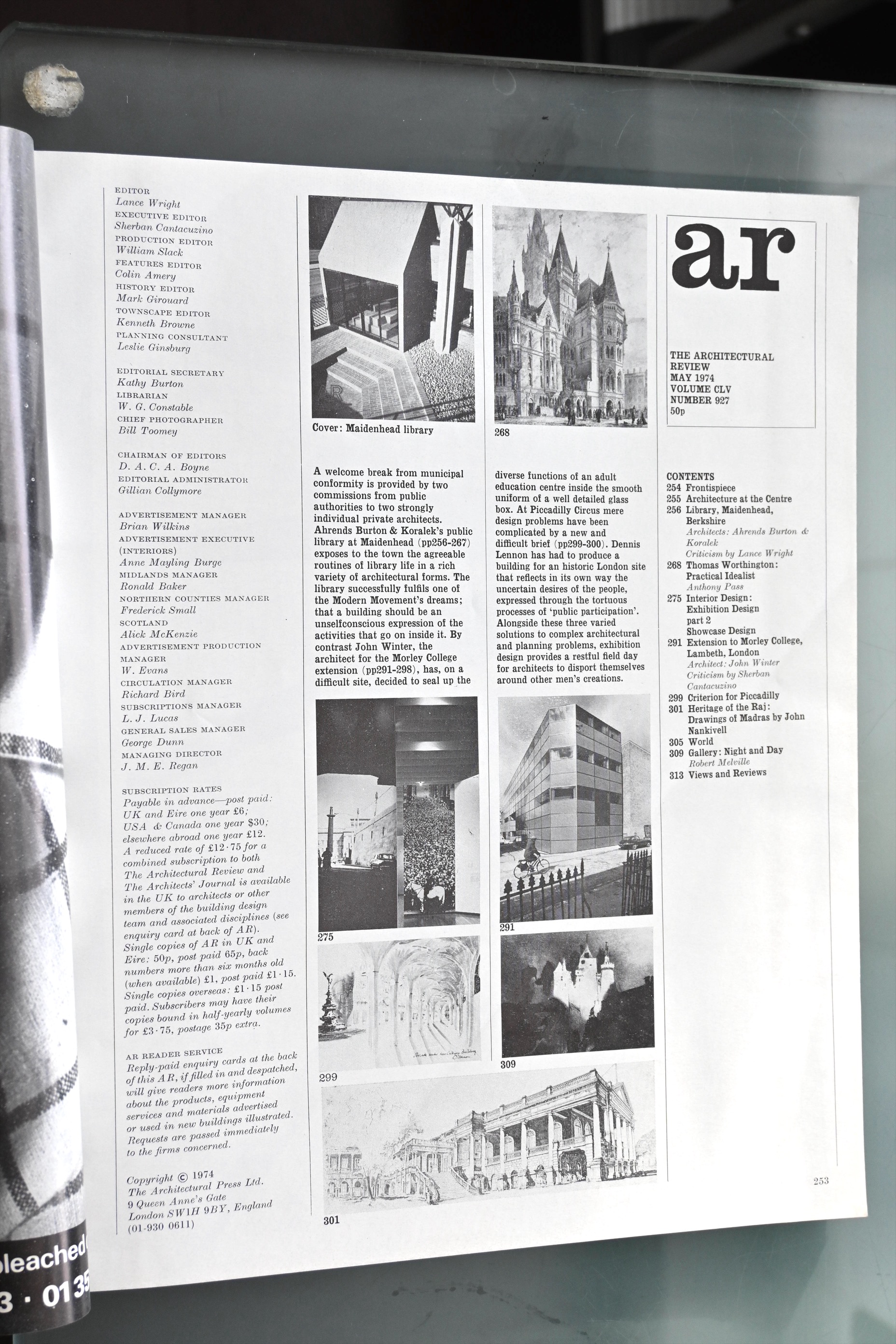 The Architectural Review, May 1974, Volume CLV Number 927 May 1974 by Lance Wright: Good Soft ...