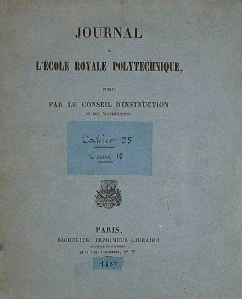 Calcul des Indices des Fonctions. CONTAINED IN: Journal de L'École ...