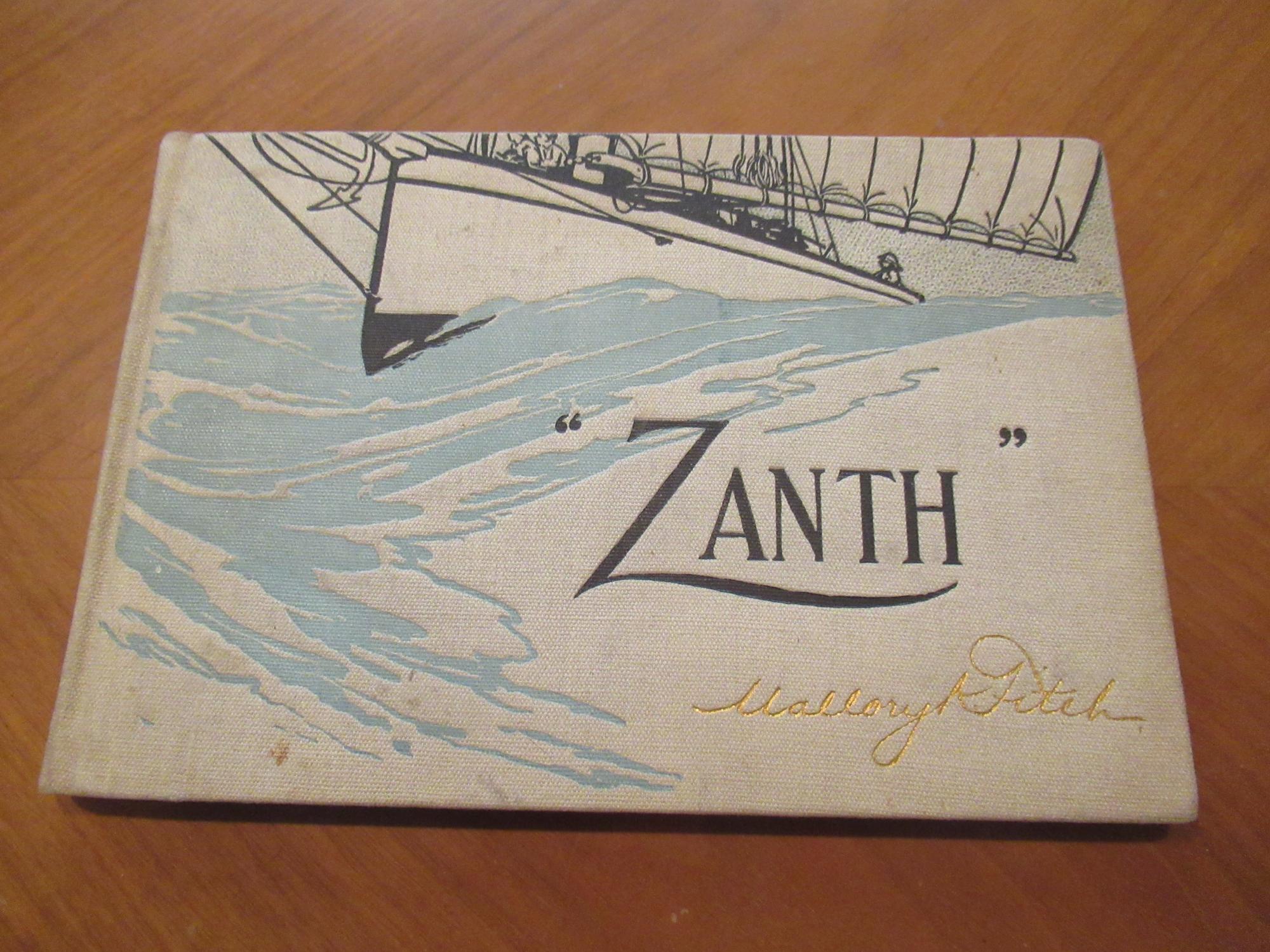 Log of the Sloop Zanth August 1899 by Fitch, Mallory Knowles: Very Good ...