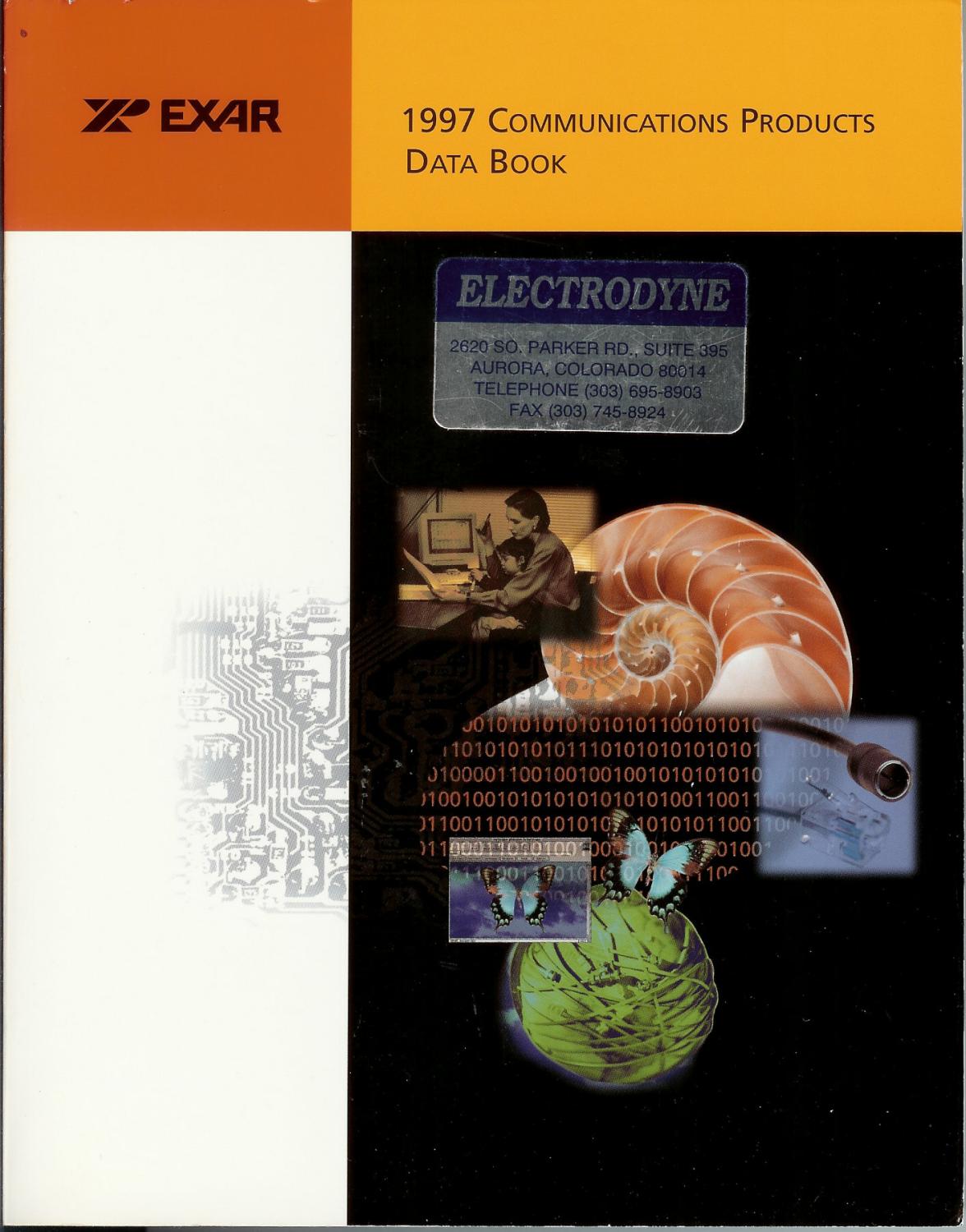 EXAR 1997 Communications Products Data Book by EXAR Corporation: Very ...