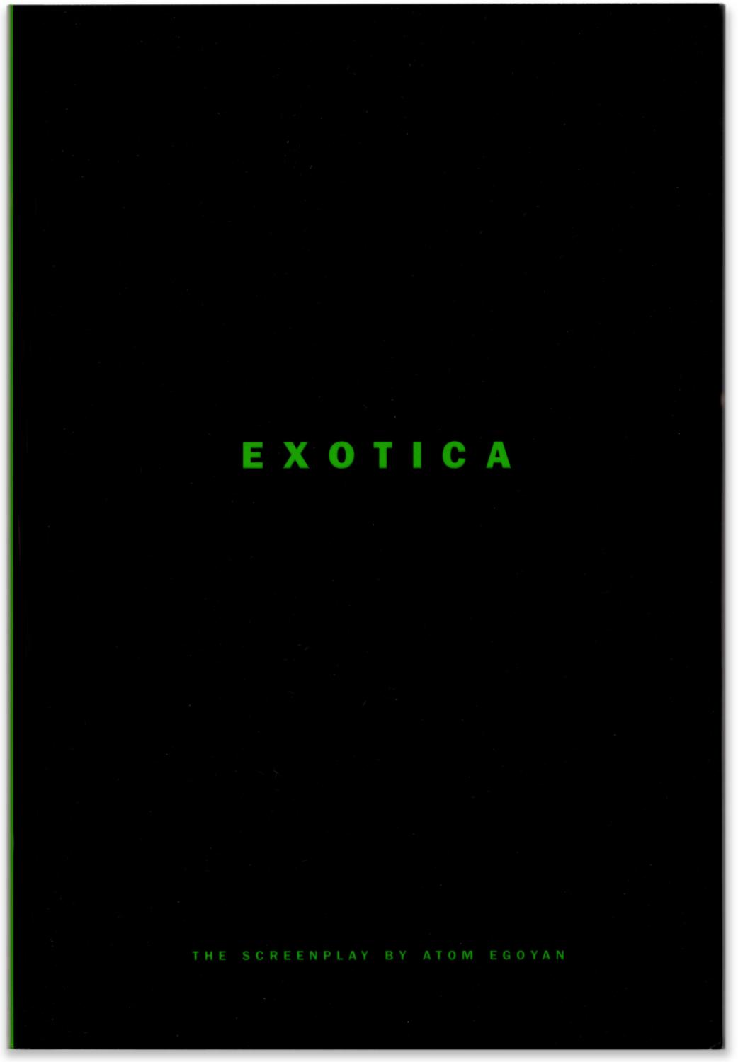 Exotica. by EGOYAN, Atom.: As New Soft cover (1995) 1st Edition ...