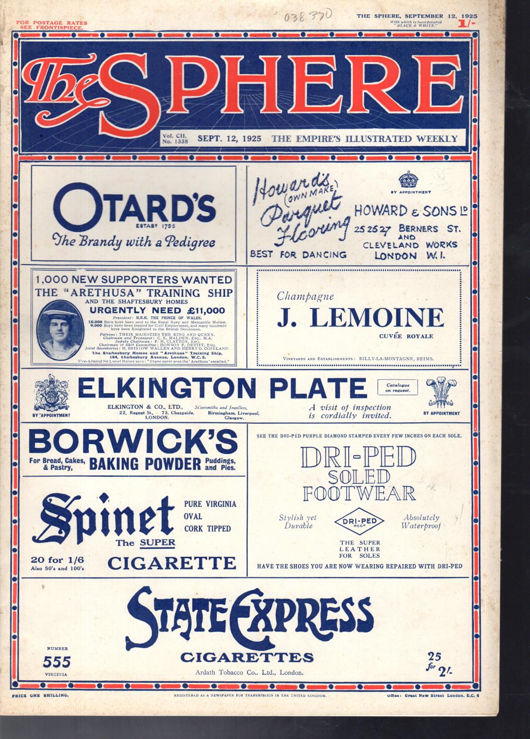 The Sphere: The Empire's Illustrated Weekly: Volume CII, No. 1338 ...