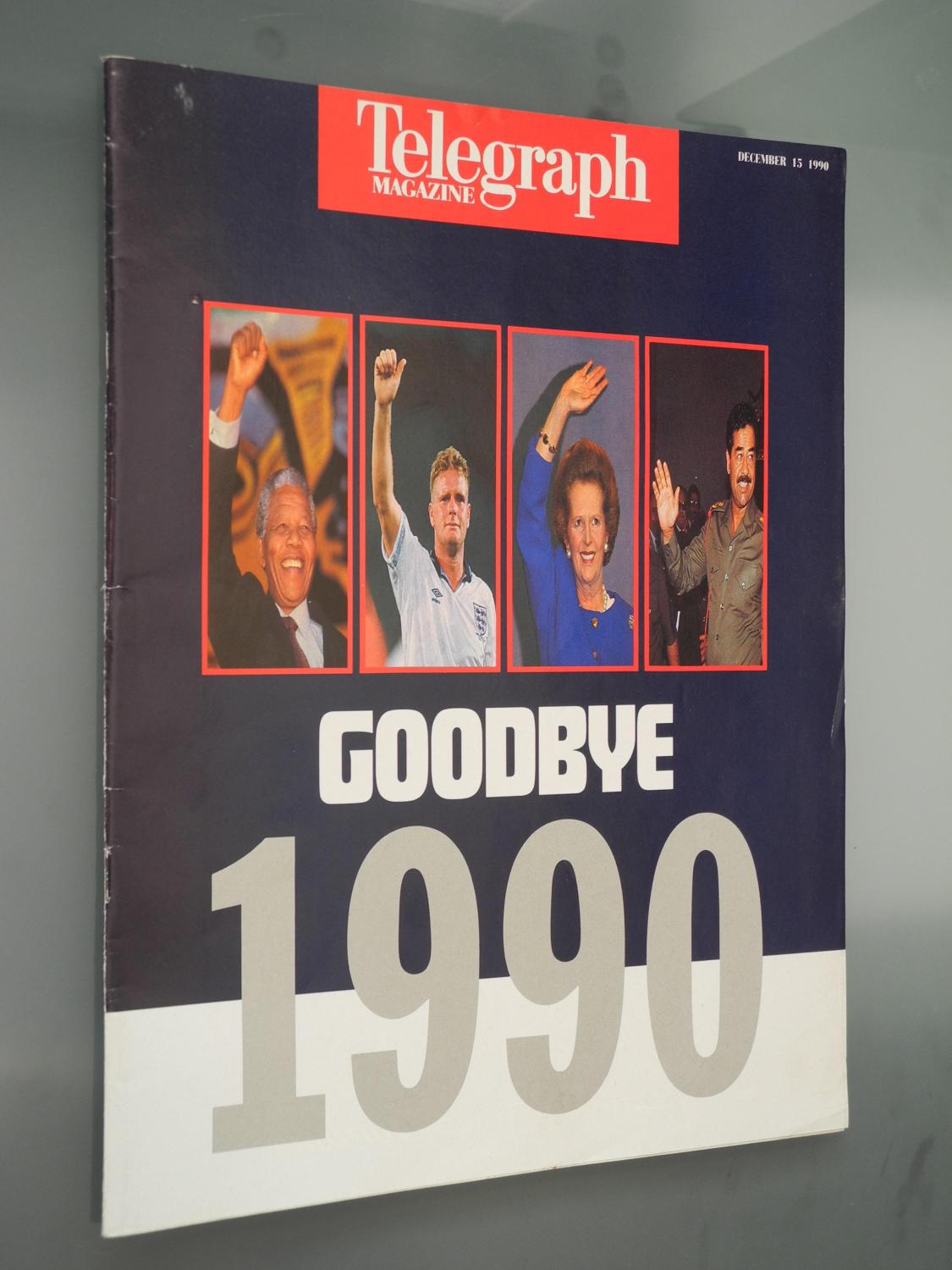 TELEGRAPH MAGAZINE / DECEMBER 15 1990: Near Fine Soft cover (1990) 1st ...