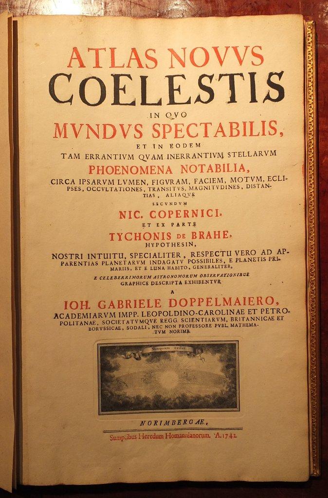 Atlas Novus Coelestis in Quo Mundus spectabilis, et in Eodem Tam ...